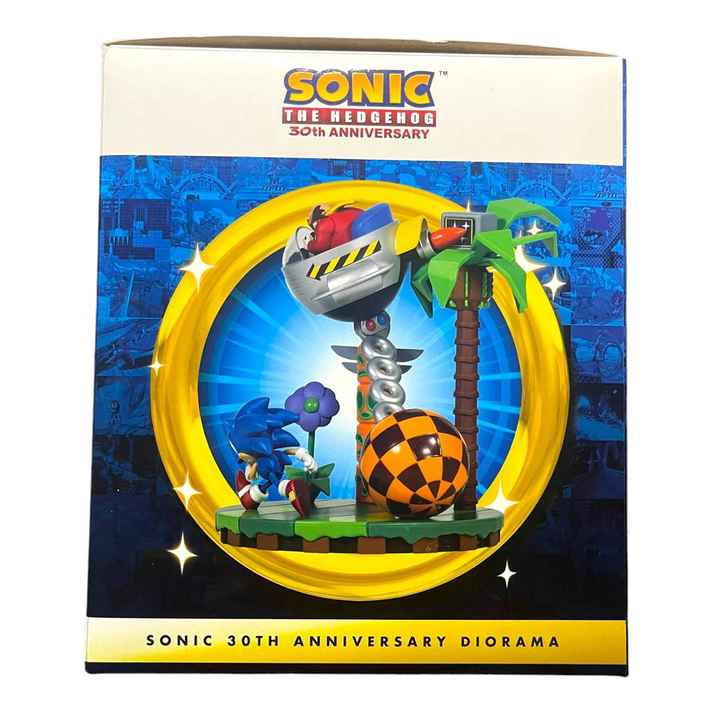 Sonic the Hedgehog 30th Anniversary 9" Statue Diorama By Numskull (USE ...