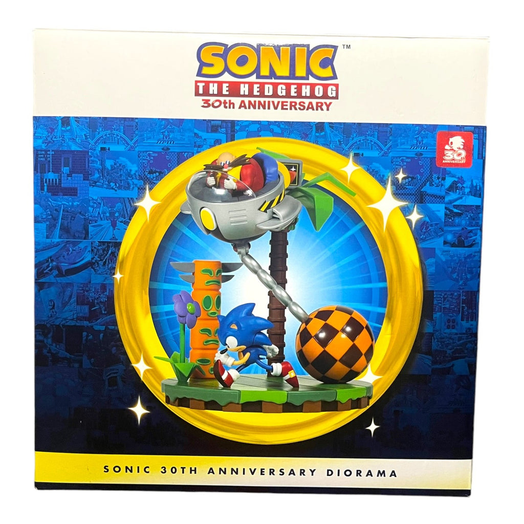 Sonic the Hedgehog 30th Anniversary 9" Statue Diorama By Numskull (USE ...